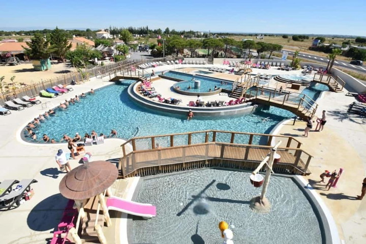 Zecamping 4 éToiles Animé Parc Aquatique Locatif Tv 23m2 4 Pers - Valras-Plage