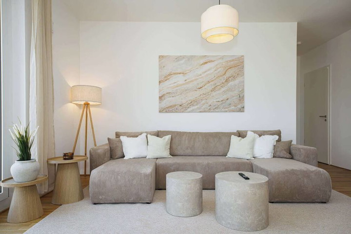 Luxury 2-room Apt In Scandi-coastal-style I Prime Location I Family-friendly I Balcony I Kitchen I Netflix I Free Parking I 65 M2 - Eltville