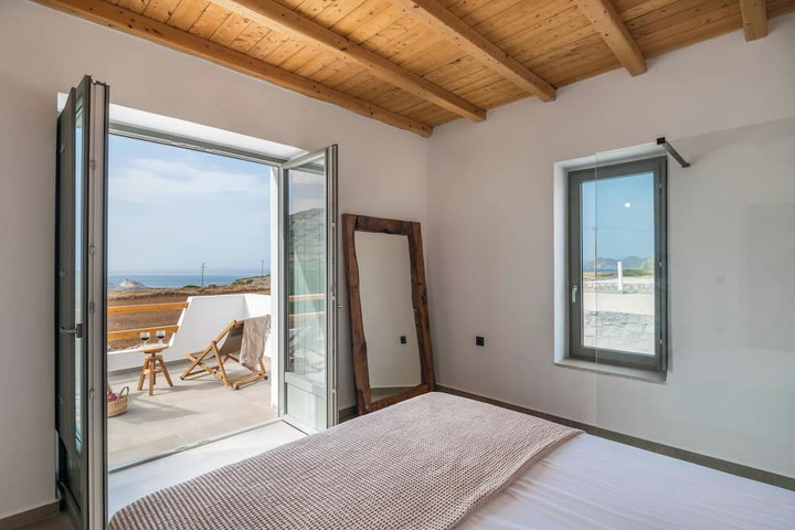 Rastoni Milos Slow Living Home ,Cosy Two Storey Stone House Sea View - Greece