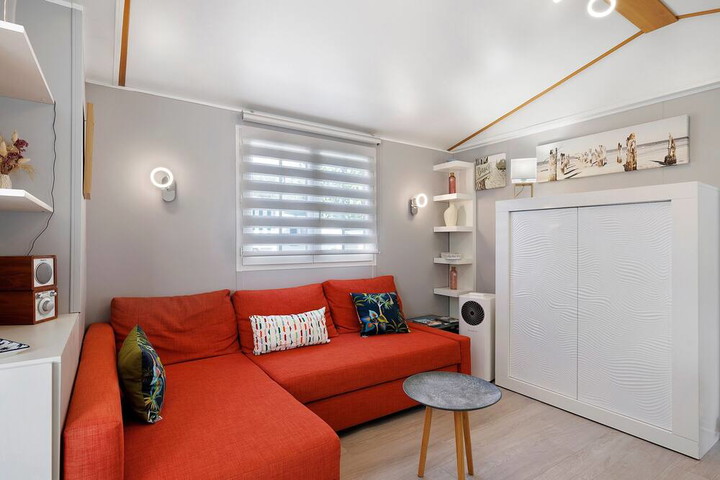Mobil-home En Résidence De Loisirs Avec Piscine Chauffée Et Climatisation - Brem-sur-Mer