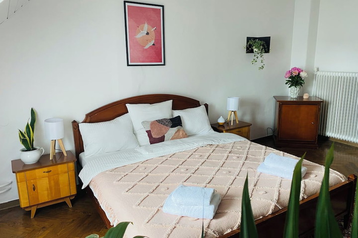 Room With A View Of Ljubljana Castle Located In The Heart Of The City. - 