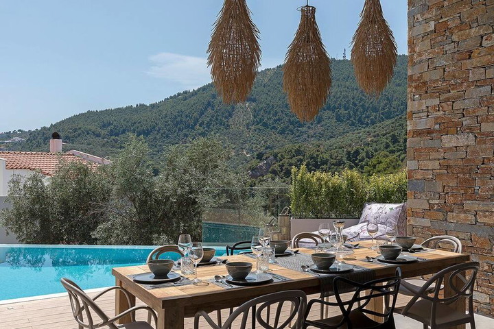 Super Luxury Skiathos Villa | Five-bedroom Villa | Private Infinity Pool - 스키아토스