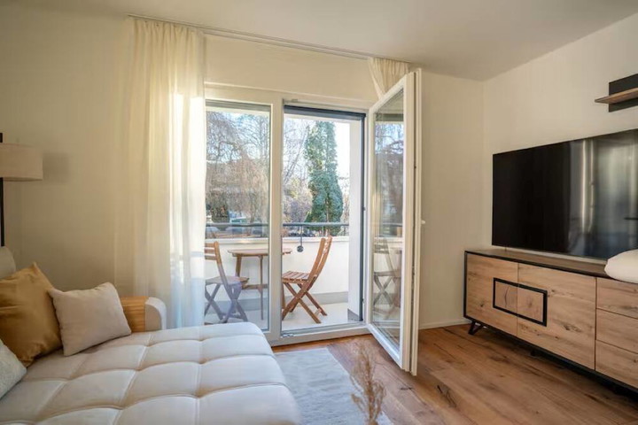 5 Min To Zurich Airport, Riverside Balcony, Ergonomic Workspace, Free Parking - Kloten