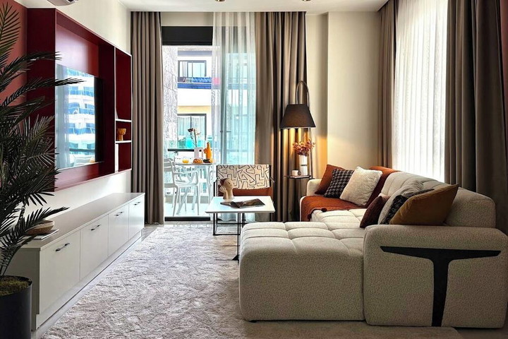 Apartment 2+1 Qoople Excellence B55 Designer Duplex By The Sea - Alanya