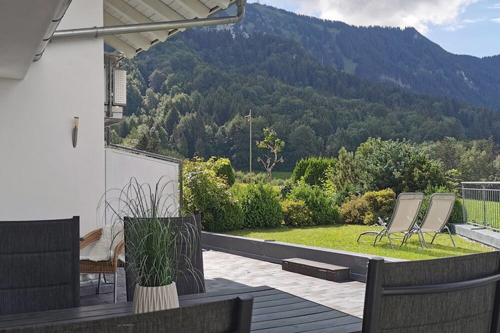 Apartment 'Ferienwohnung Panoramablick' With Mountain View, Private Terrace And Wi-fi - Bad Hindelang