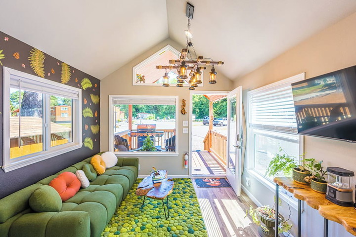 Rainforest Tiny Home Retreat: Enchanted - フォークス, WA