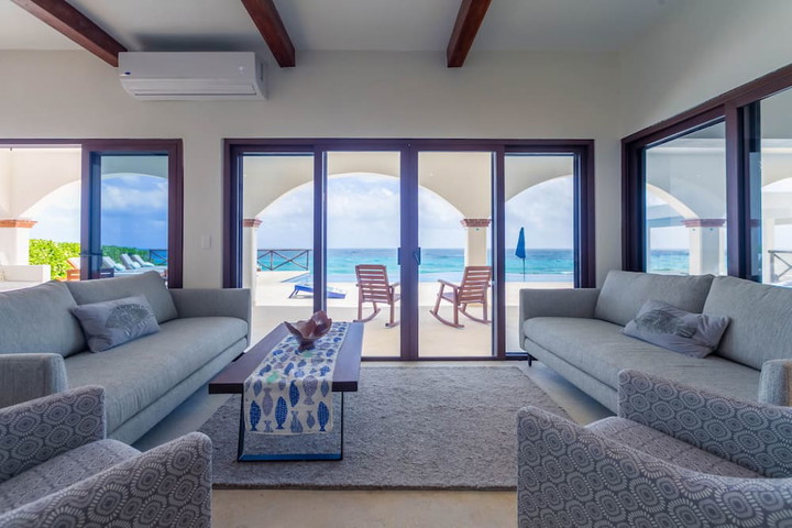 Brand New 12 Suite Villa  Directly On The Waters Edge Of The Caribbean Sea - Isla Mujeres