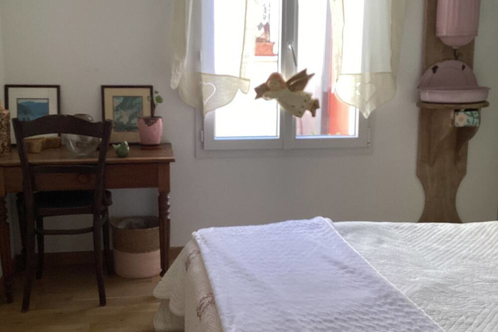 Chambre Pastel Petit Patio - La Rochelle
