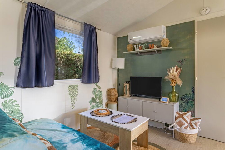 Mobil-home « Family's Dream P16 La Marina » Avec Piscines Partagées, Terrasse Privée Et Climatisation - Canet-en-Roussillon