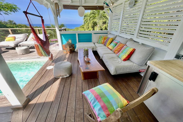 Villa Orsalina. Deshaies. Sea View, 3 Bedrooms, Swimming Pool. - Deshaies