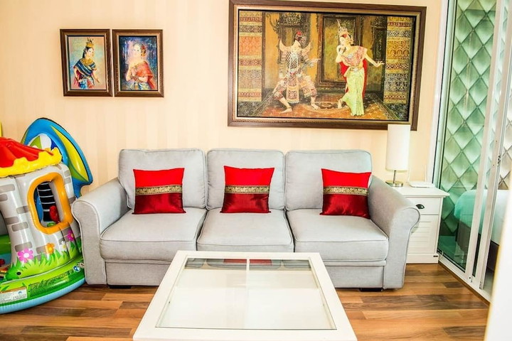 E608 Spacious 3-bedroom Apartment With Playground Near Beach - Hua Hin