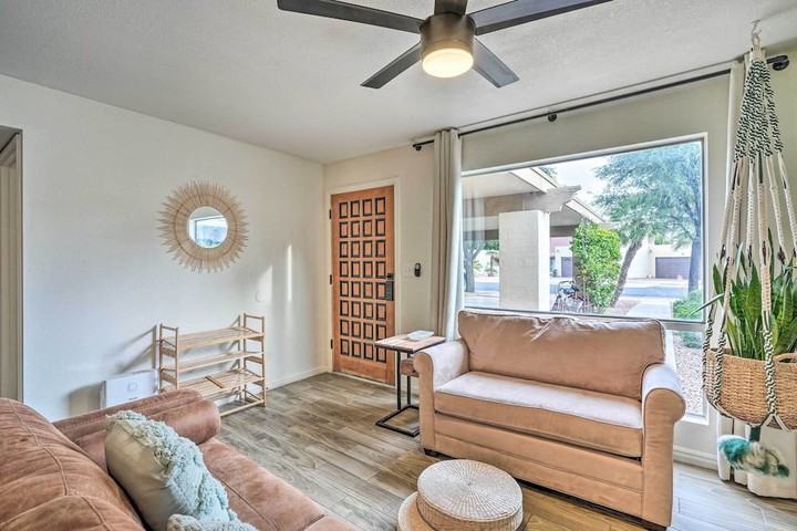 Patio & Workspace: Litchfield Park Vacation Rental - Avondale, AZ