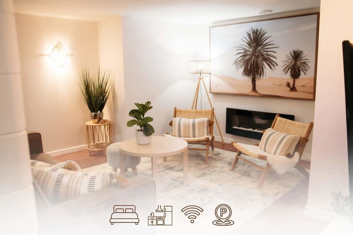 Beach 2br Escape | Relaxed Coastal Vibes|fireplace - Belleville