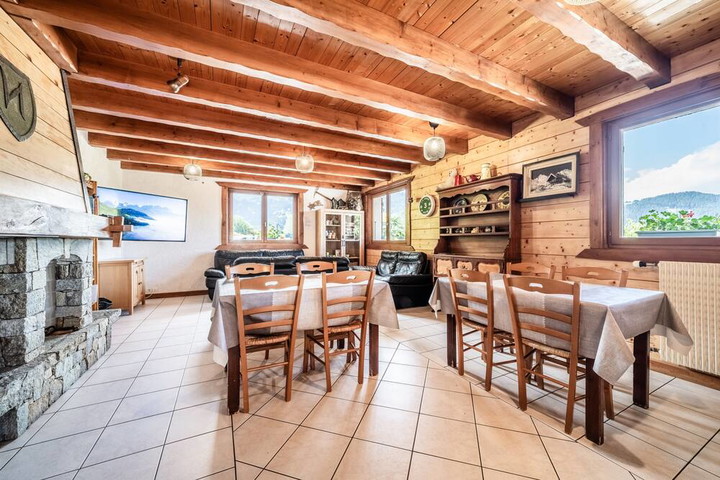 Chalet "Gîtes Le Titlis" Avec Vue Sur La Montagne, Piscine Privée Et Wi-fi - Bernex