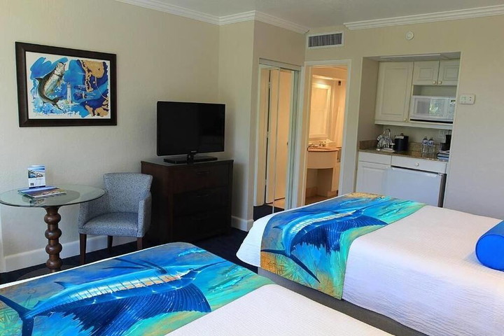 Rumfish Beach Resort : Chambre Balcon Avec 2 Lits Doubles & Vue Sur Le Resort, 2 Unités - Treasure Island, FL