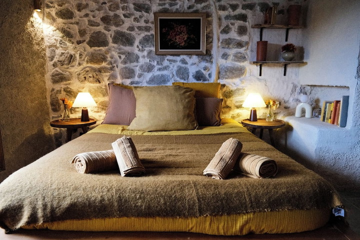 Double Room With Terrace In A Village House In Corbara - Algajola