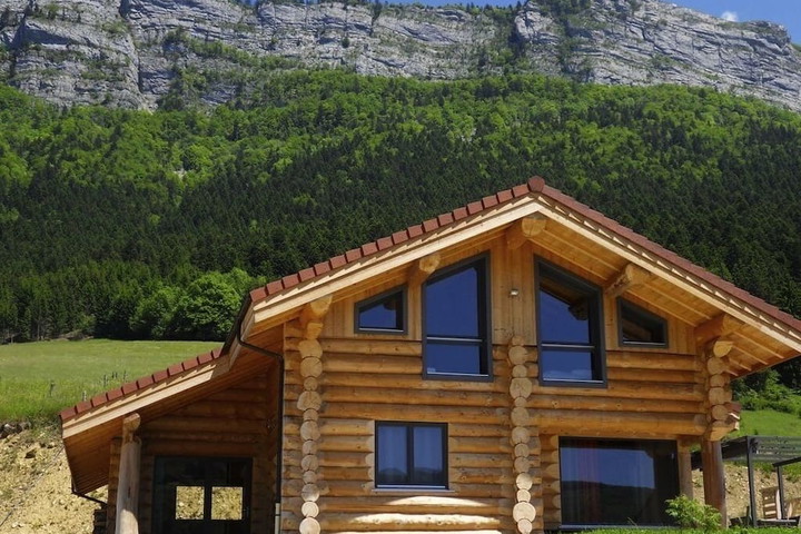 Chalet Neuf En Rondins De Bois 4* 10/12 Personnes En Montagne Wifi Jacuzzi - Corrençon-en-Vercors