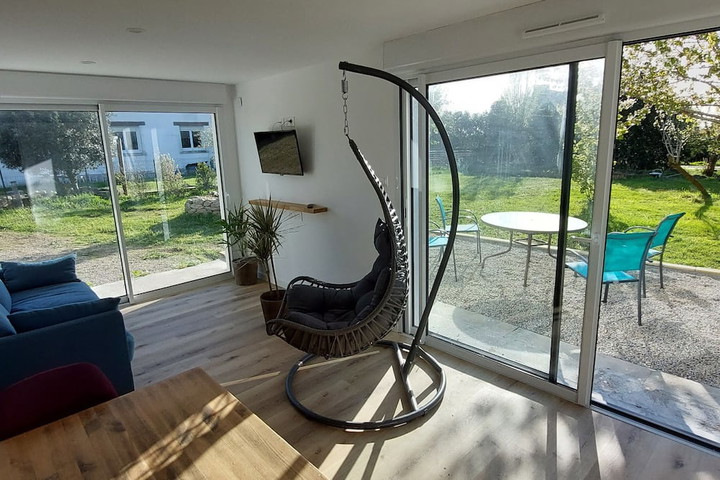 Maison De Vacances 4 Pers. Avec Jardin Privatif- Ar Pil Jadur :Plage Lines à 1km - Plouhinec