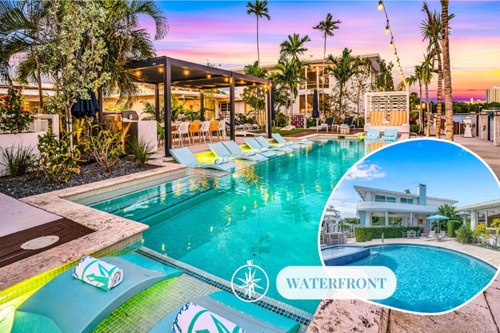 Tranquil Waterfront Retreat With Heated Pools - Charming Oasis - Bahamas