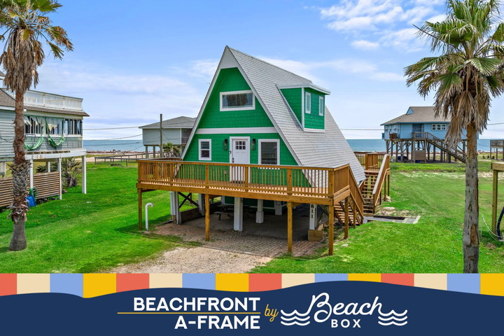 Beachfront A-frame - Surfside Beach, TX