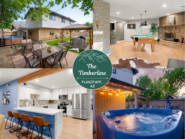 The Timberline: Hot Tub | Bocce Ball | Cozy Vibes - Flagstaff