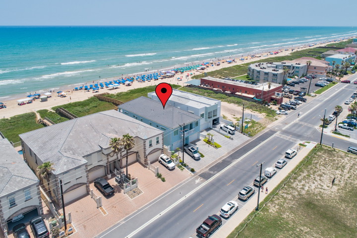 Stunning Oceanfront Getaway With Pool And Hot Tub - Modern Bliss - South Padre Island