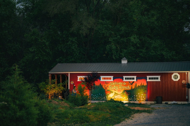 Ruby’s Red Cabin Hot Tub Nature Horses Indy - Indianapolis, IN