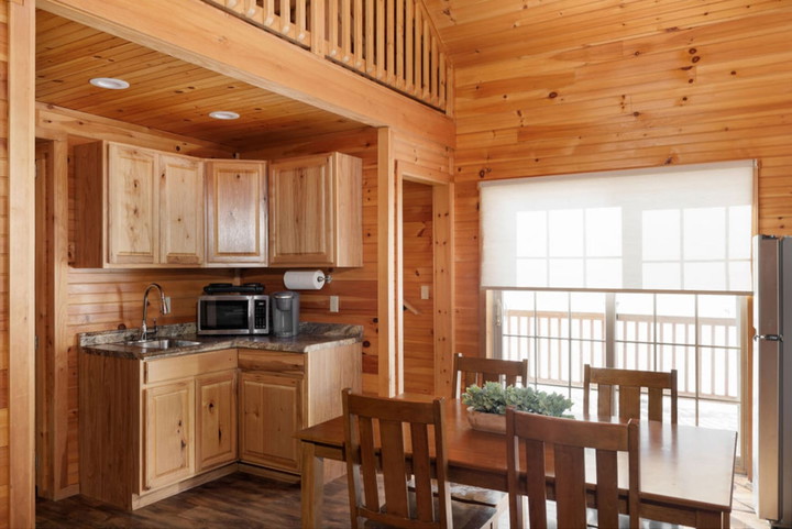 Two Bedroom Log Cabin Lake View White Mountains - New England