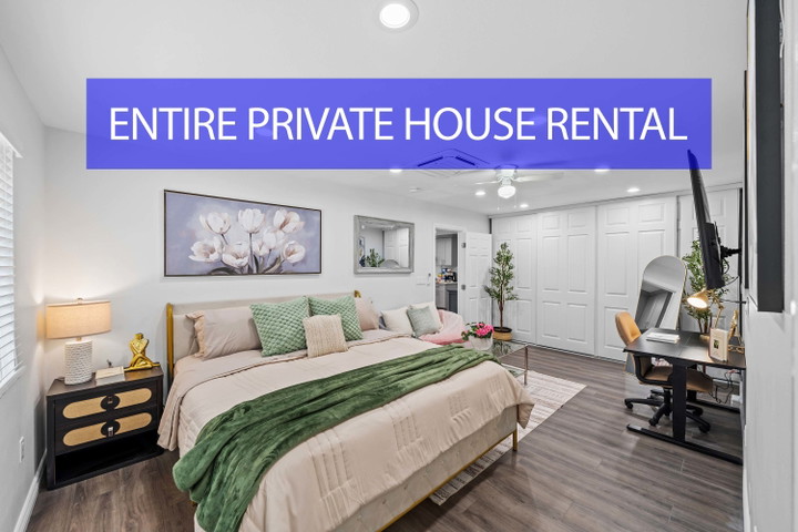 Entire Private Home With 3 Bedrooms 3 Bath, Gated Yard, King Bed, Prime Location, Available Now - Mira Mesa - San Diego