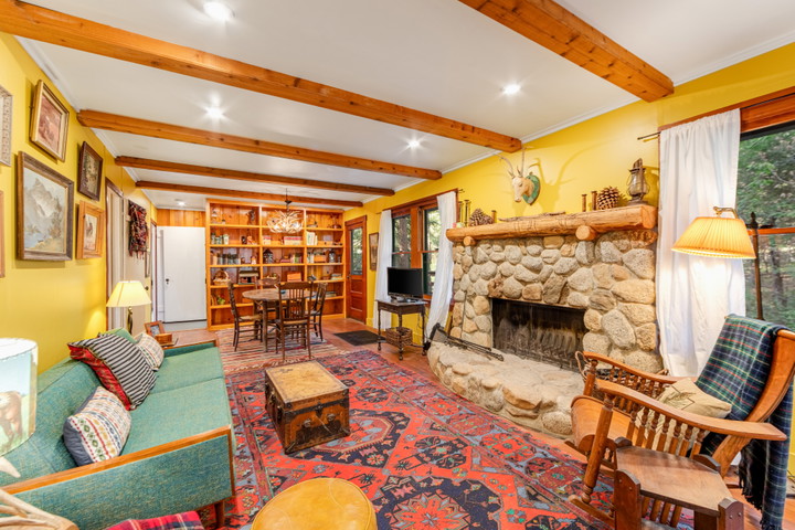 Serene & Cozy Vintage 1950s Cabin With Fireplace & Washer/dryer - Idyllwild-Pine Cove, CA