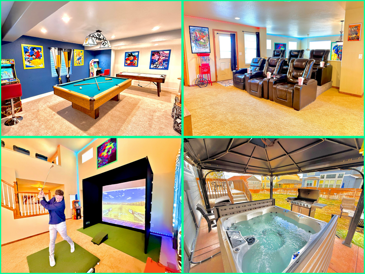 Luxurious Hot Tub And Golf Simulator - Exquisite Entertainment Retreat - Colorado