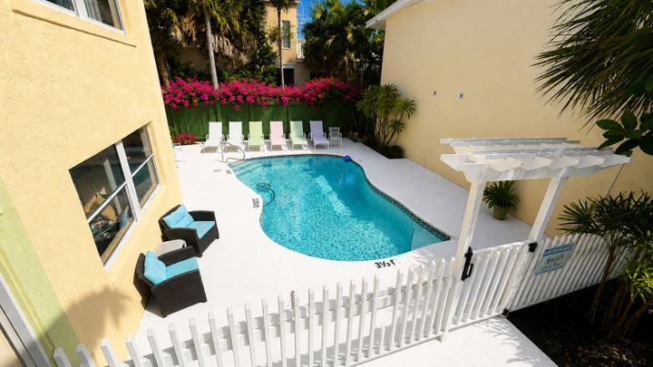 Penguins On The Beach | 2br Beachside Escape W/ Pool | Steps To Beach & Downtown Cocoa Beach Unit A - Cocoa Beach, FL