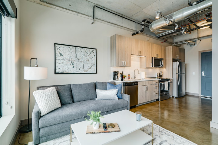 Charming Loft With Rooftop Terrace And Lounge - Modern Urban Escape - Minneapolis