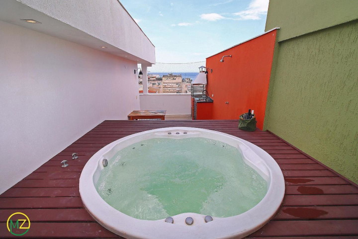 Cobertura Moderna De 3 Quartos Com Jacuzzi E Bbq - イパネマ