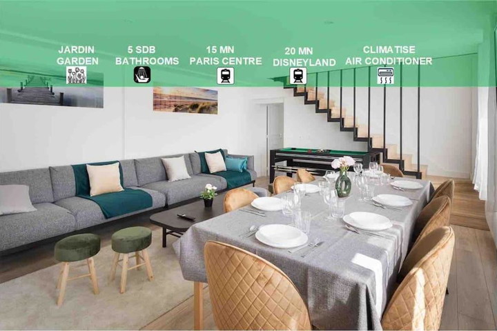 Maison Moderne Avec Jardin12 Pers Proche Paris & Disney - Pontault-Combault