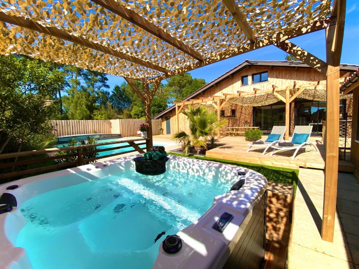 Villa Pins&spa Piscine Jacuzzi Petanque Ping-pong - Andernos-les-Bains
