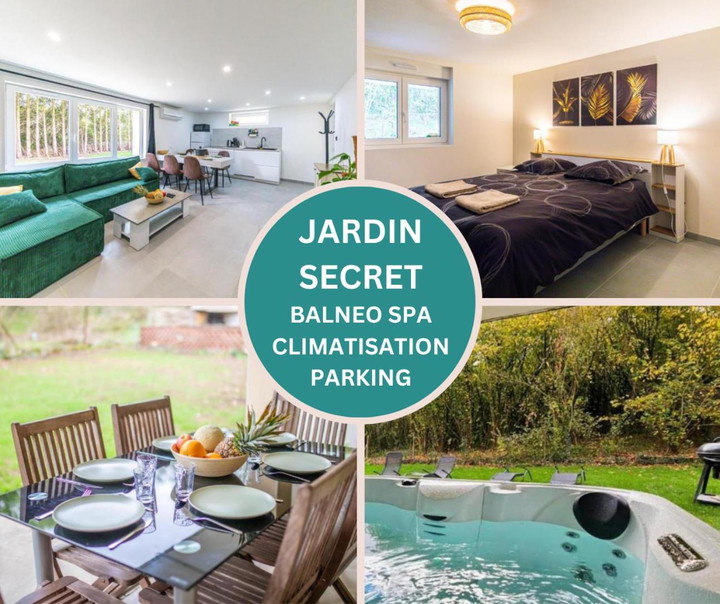 Le Jardin Secret Experience - - Balneo Spa Jardin & Bbq - Elegance & Confort - Climatisation - Family & Animaux Welcome -Elite Premium Properties Services - Pont-à-Mousson
