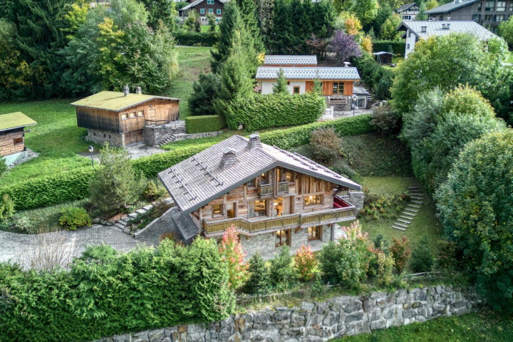 Luxury Chalet Black Mountain - 4br, Sleeps 10, Fireplace, Mountain Views & Garden - Megève - Megève