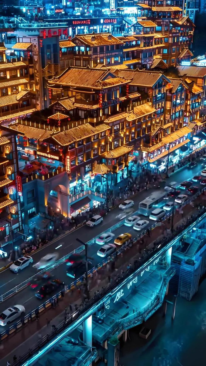 Chongqing Pearl Haven魔幻8d江景解放碑洪崖洞中心 - Chongqing