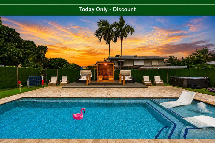 Miami Resort Villa - Volleyball - Jacuzzi - Sauna - Sunny Isles Beach, FL