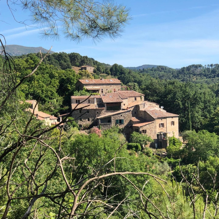 Maison De Hameau Avec Vue Imprenable Et Piscine - Joyeuse