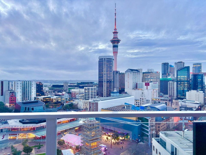 High-floor 2br Apt Sky Tower View Ac Pool Gym Qr181 - Auckland