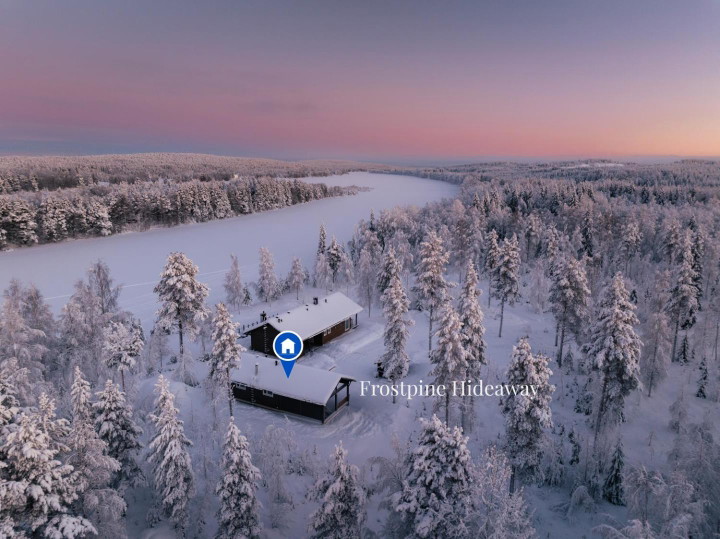 Frostpine Hideaway - Cozy New Log Cabin Near Rovaniemi - Lapland