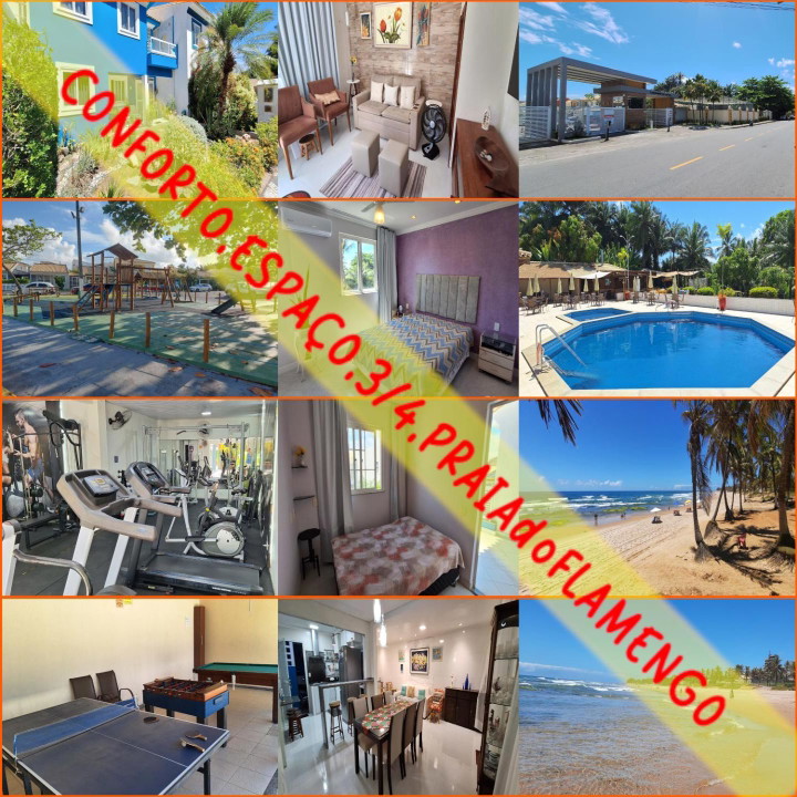 Fantástica Casa 03 Quartos Nas Belíssimas Praias Do Flamengo - Lauro de Freitas