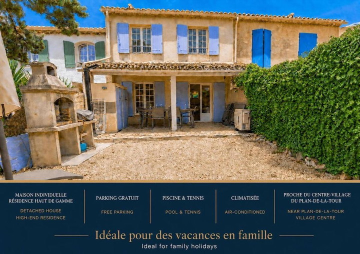 Nice Airconditioned House, Parking, Swimming Pool - Le Plan-de-la-Tour