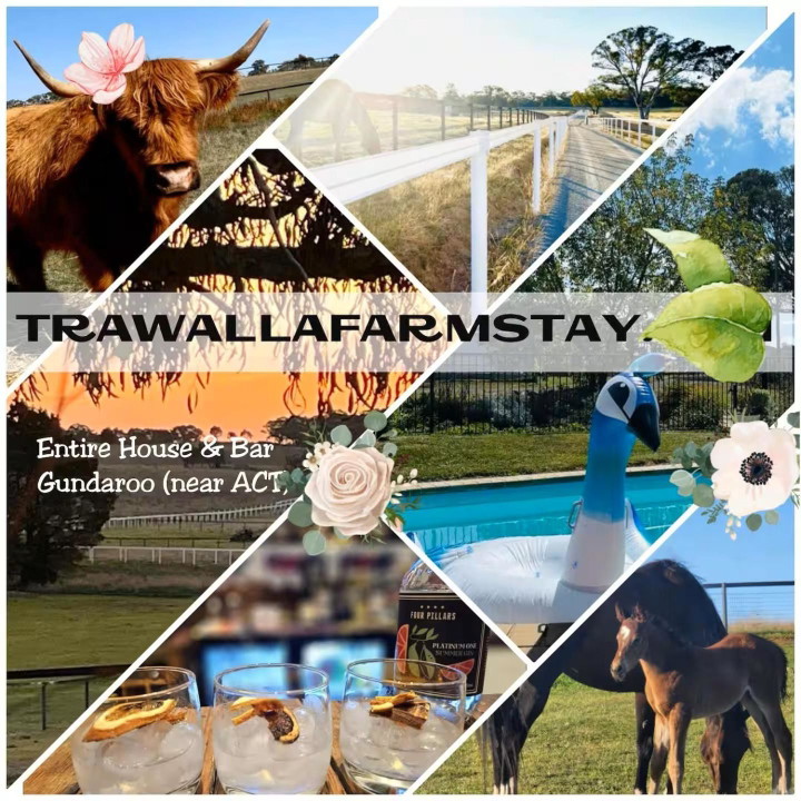 Trawalla Farm Stays - Entire House And Large Pool Bar - Perfect For Groups - Canberra