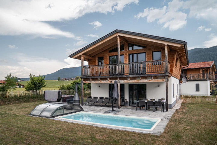 Chalet Bergherzerl Im Chiemgau Mit Sommerpool, Whirlpool, Sauna Und Eingezäuntem Garten - Berchtesgadener Land