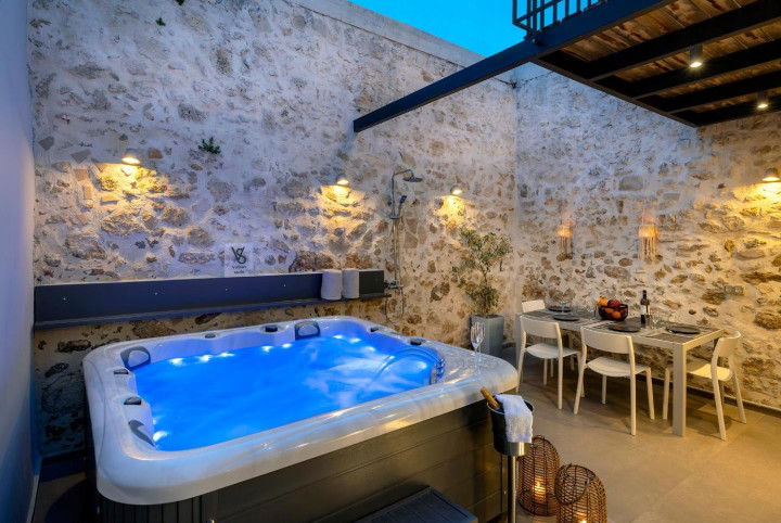 Vasan Suite - Luxury Old Town House With Private Jacuzzi - 克里特