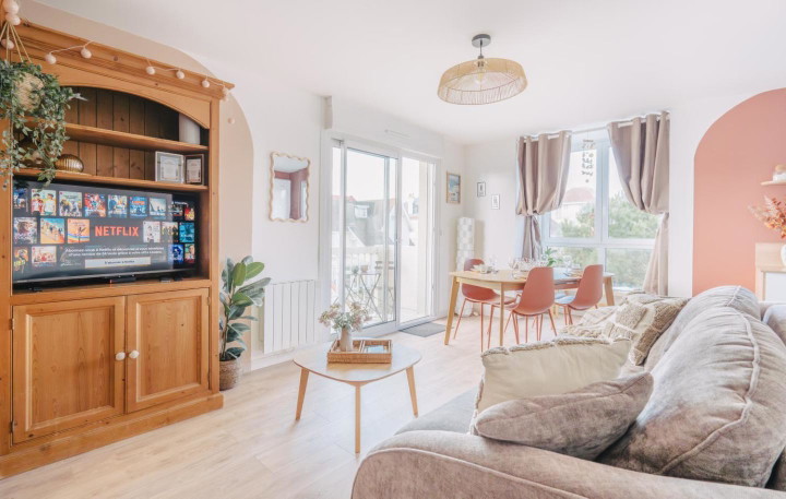 Rose Mer, Appartement à 20 Mètres De La Mer Avec Parking Privé Et Balcon, Animal Accepté - Audresselles