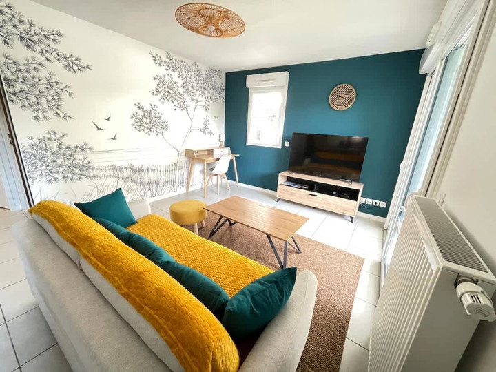 Joli Appartement Rénové La Rochelle - Angoulins